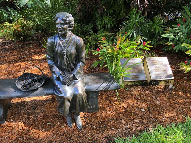 Statue of Althea F. Merrick - Coral Gables Garden Club